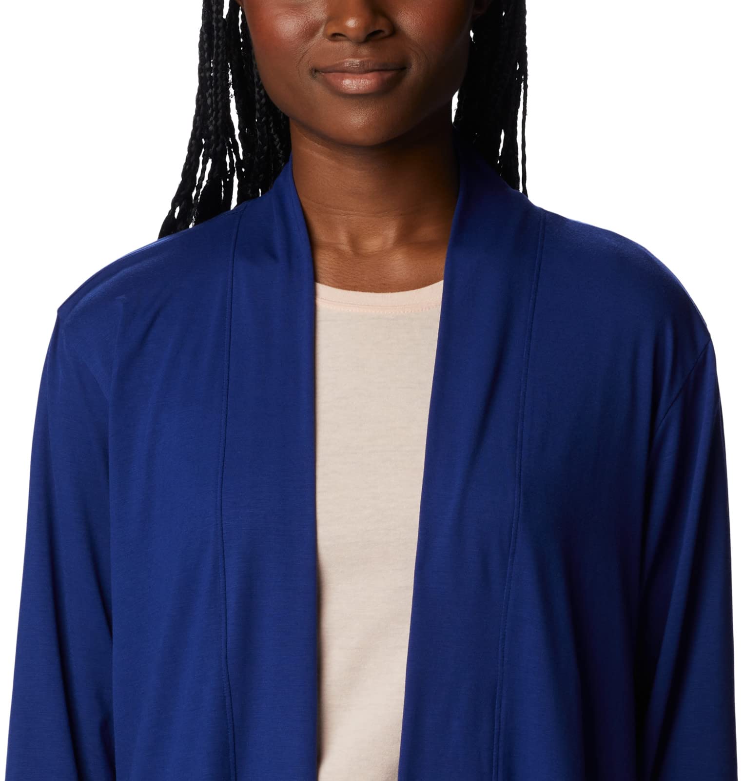 Columbia Women's Anytime Knit Layering Long Sleeve, Dark Sapphire, Large