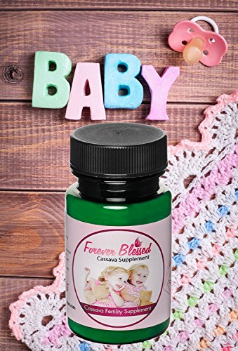 Cassava Twins 1 Month Supply Organic Cassava Root - Fertility Supplement for Twins - Vitamin for a Natural Pregnancy