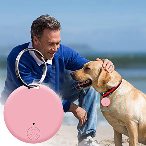 GPS Tracking Bluetooth 5.0 Mobile Key Tracking Smart an-ti Loss Device Waterproof Pet GPS Locator Bluetooth Tracer for Pet, Wallet, Bag, Black