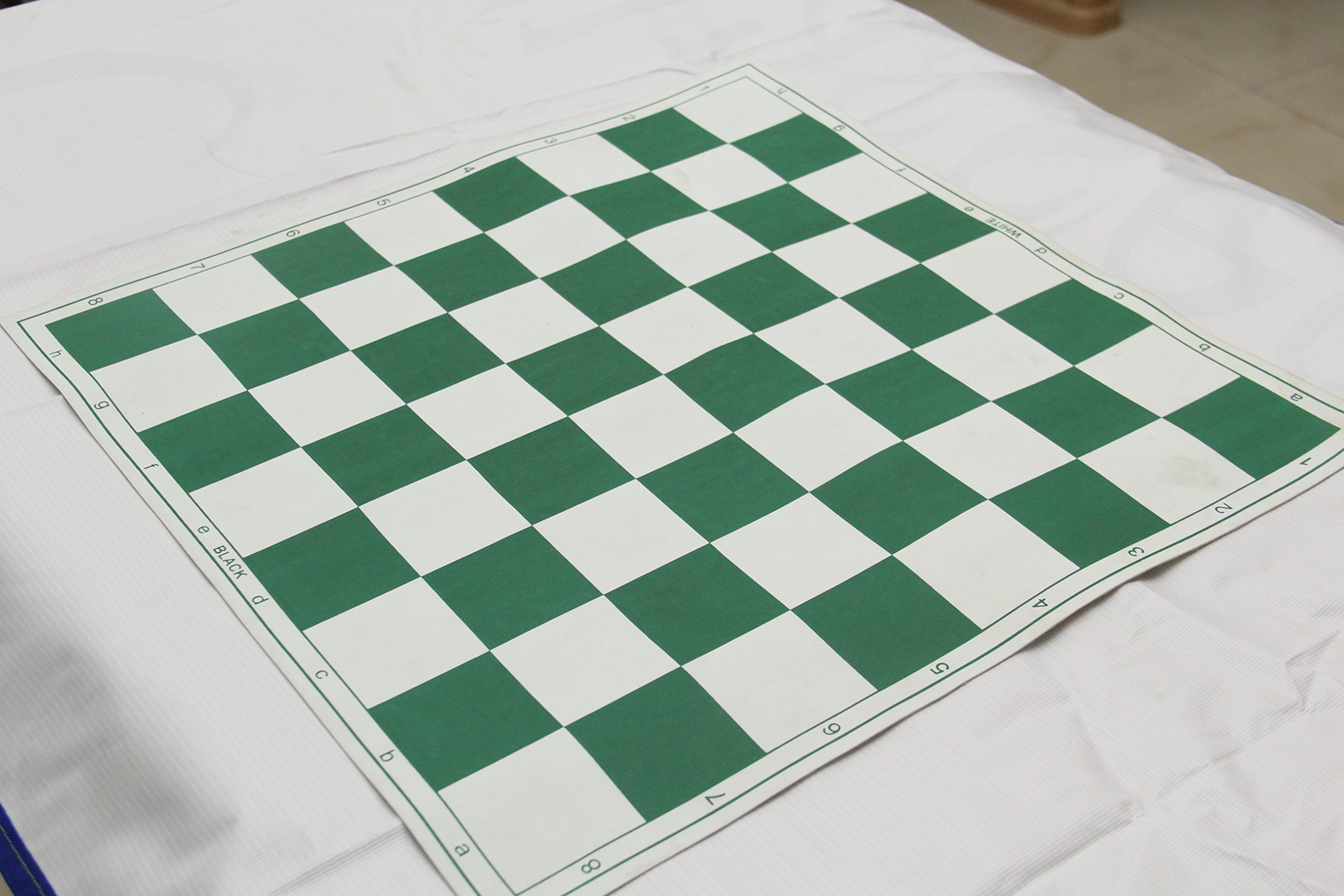 Roll Up Chess Mat Board Game, Green, One Size