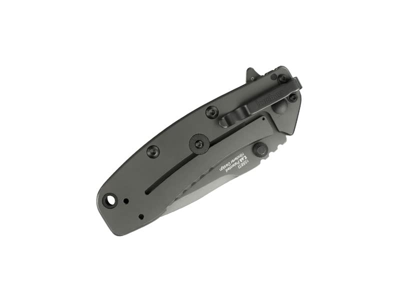 Kershaw XL Cryo II Pocket Knife, 3.25" 8Cr13MoV Steel Titanium-Coated Blade, Assisted Everyday Carry Pocket Knife