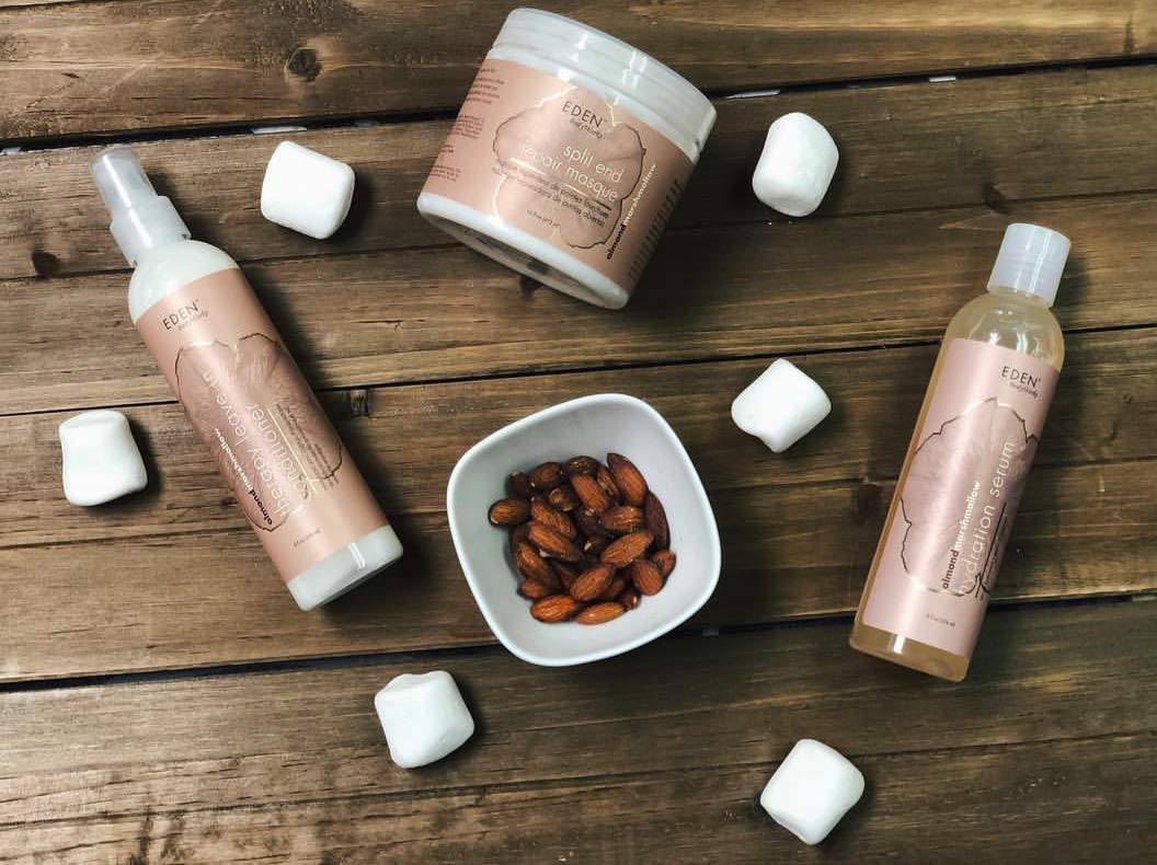 EDEN BodyWorks Almond Marshmallow Conditioner, Masque and Serum | 3 Piece Set