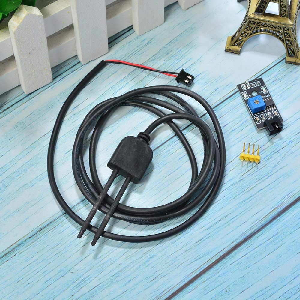 Comimark 1Pcs Soil Humidity Hygrometer Moisture Detection Sensor Module with Wire for Arduino