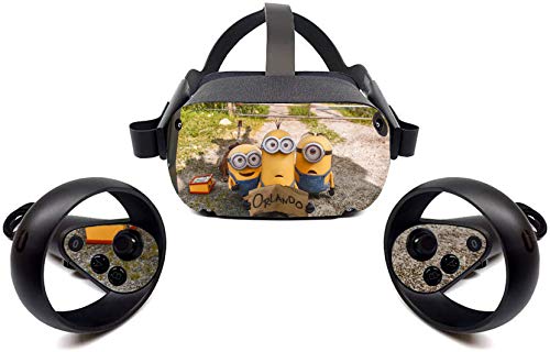 Chibi Animal Vinyl Skin Sticker Decal Cover for Oculus Quest Headset and Controllers by ok anh yeu