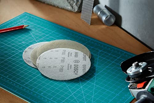 Bosch Professional 5x Expert M480 Sanding Net (Ø 125 mm, Grit 180, Accessories Random Orbital Sander)