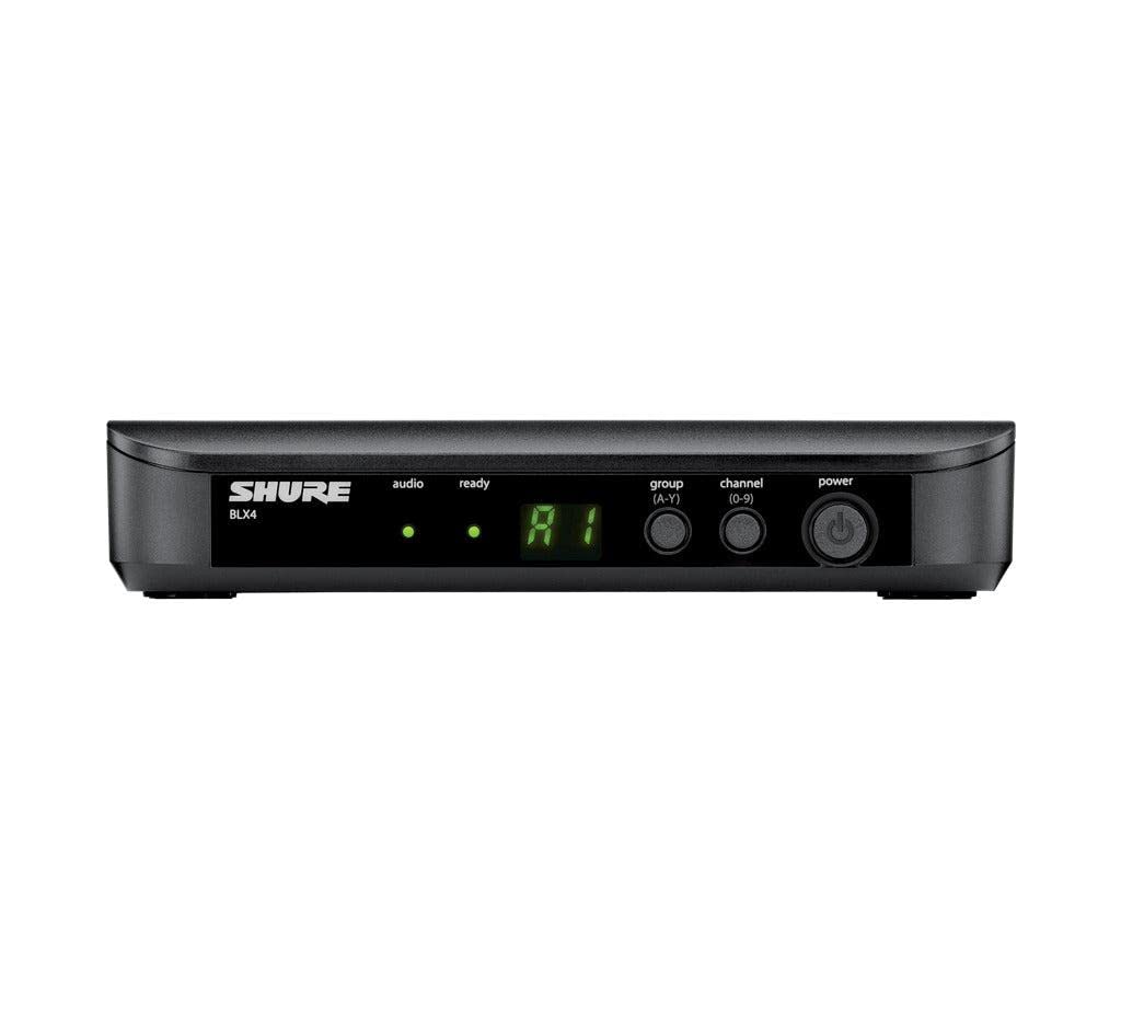Shure BLX4 Single Channel Receiver - for use with BLX Wireless Systems, Transmitter Sold Separately | J11 Band (BLX4=-J11)