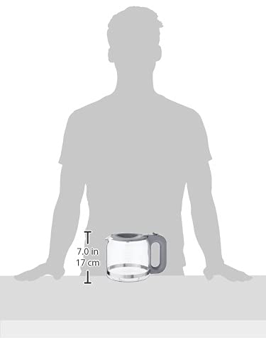 Braun BRSC007 Replacement Carafe for Braun 12- cup Glass Coffee Maker, White