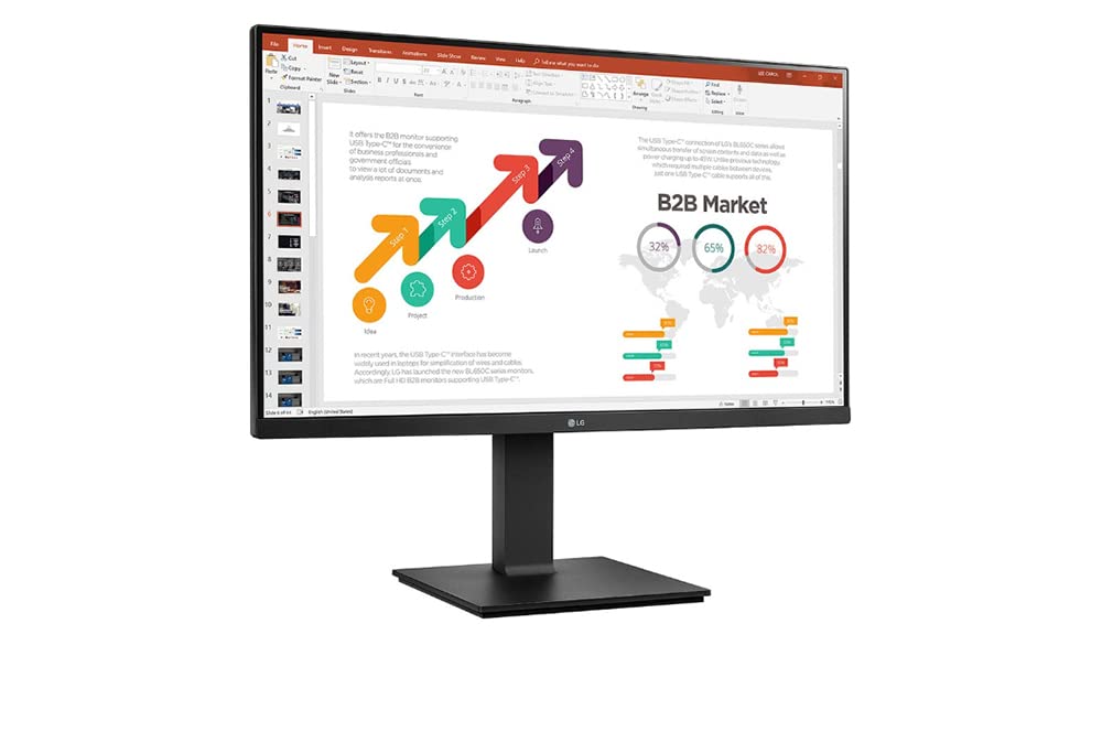 LG 68,6cm/27'' (1920x1080) 27BP450Y-B 16:9 5ms IPS HDMI VGA DisplayPort VESA Pivot Full HD Black