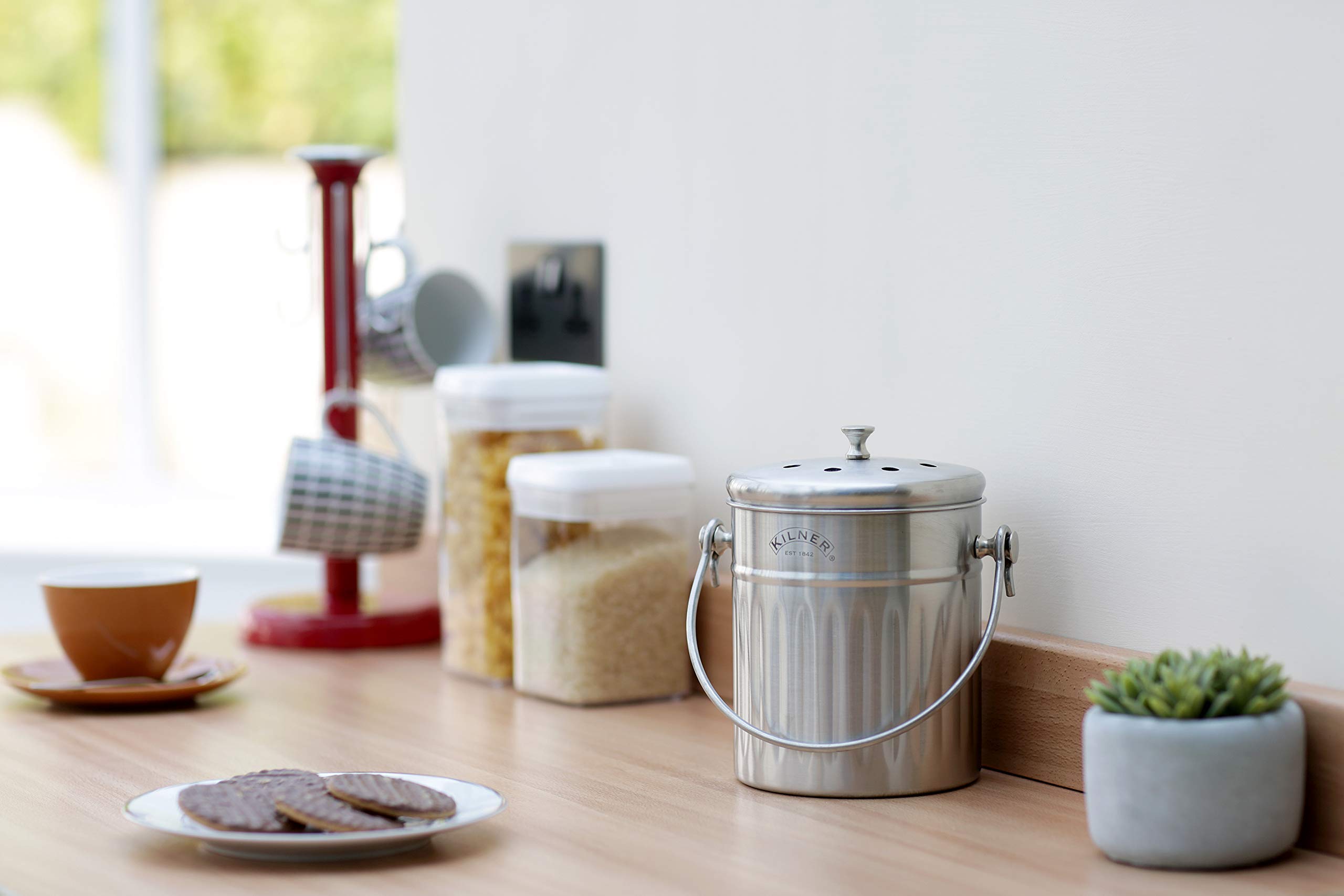 Kilner 2 litre Stainless Steel Kitchen Composter