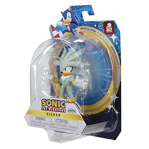 Sonic The Hedgehog 2.5-Inch Action Figure Modern Silver Collectible Toy