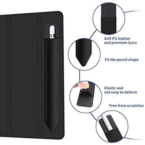 BoxWave Stylus Pouch Compatible with Xerox Altalink B8145 - Stylus PortaPouch, Stylus Holder Carrier Portable Self-Adhesive for Xerox Altalink B8145 - Jet Black