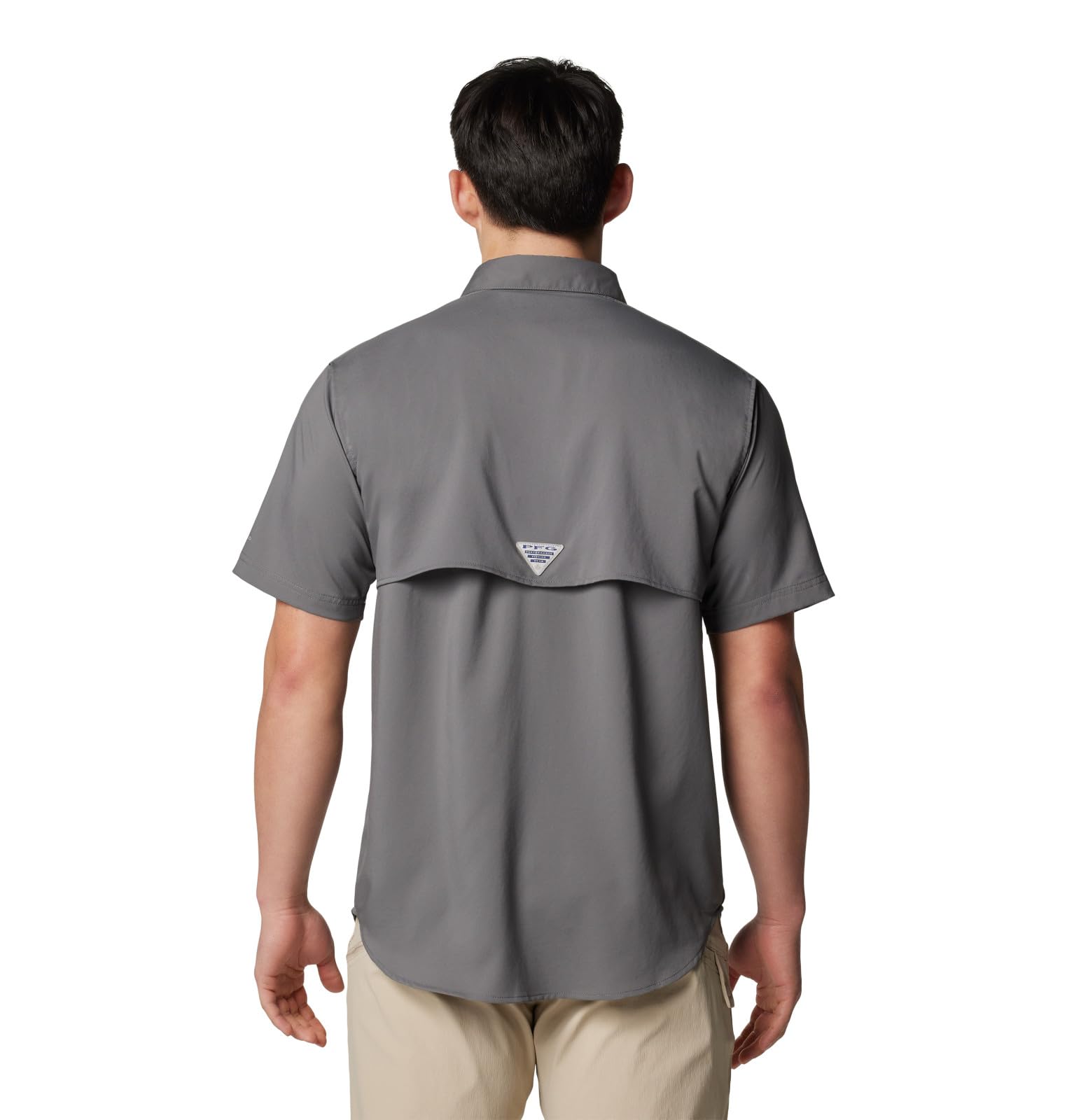 Columbia Men's Big & Tall Blood and Guts IV Woven Short Sleeve, City Grey, 2X B&T