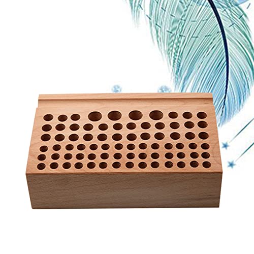 DOITOOL Tool Rack Tool Rack 2pcs Rack Diy Porous Tool Holes Bench Beech Red Tool Shelf Tool Stand Wooden Holding Organiser