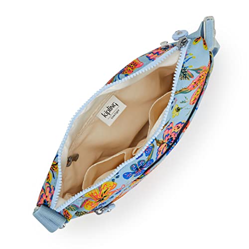 Kipling Women’s Arto Crossbody, Lightweight Everyday Purse, Casual Nylon Shoulder Bag, Wild Flowers