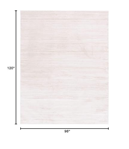 Unique Loom Uptown Collection Area Rug - Madison Avenue (8' x 10' Rectangle, Beige/ Light Brown)