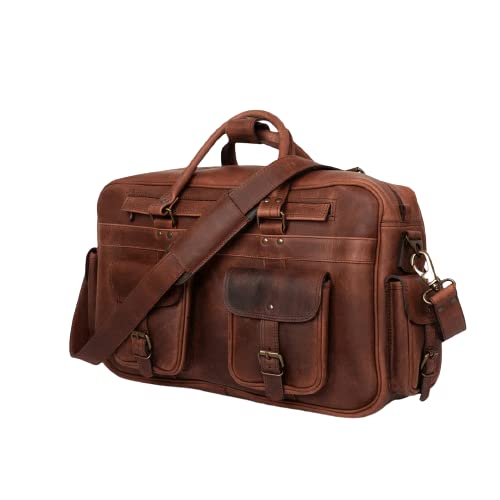CraftShades Roosevelt Buffalo Leather Pilot Bag β Large