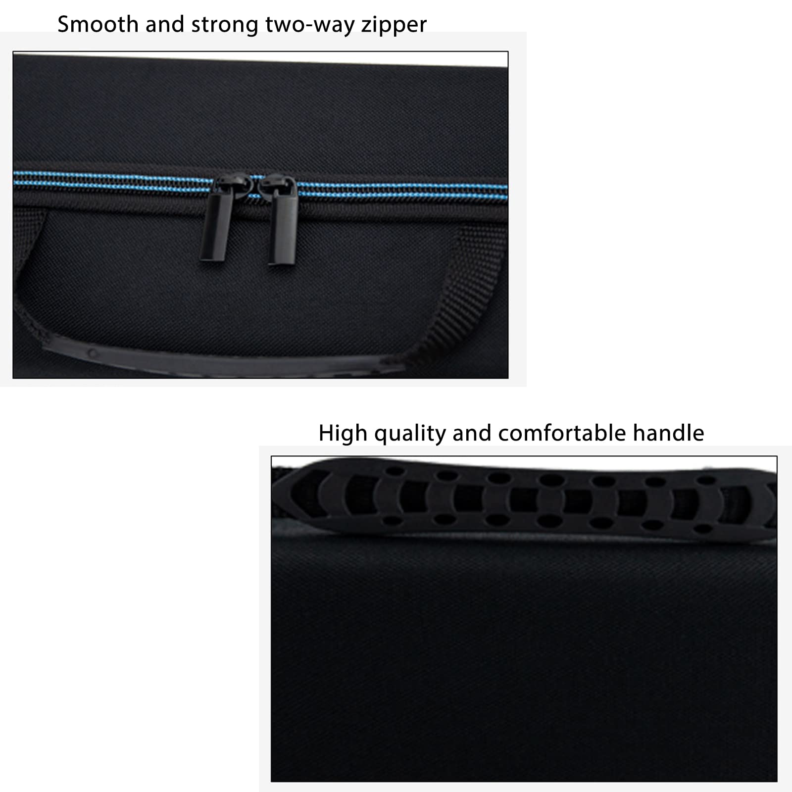 Case for Samsung The Freestyle Projector & Battery Base All Accessories Storage, Compatible with 30” - 100” The Freestyle 2nd Gen EVA Hard Bag Anti-Scratch Anti-Collision (Black)