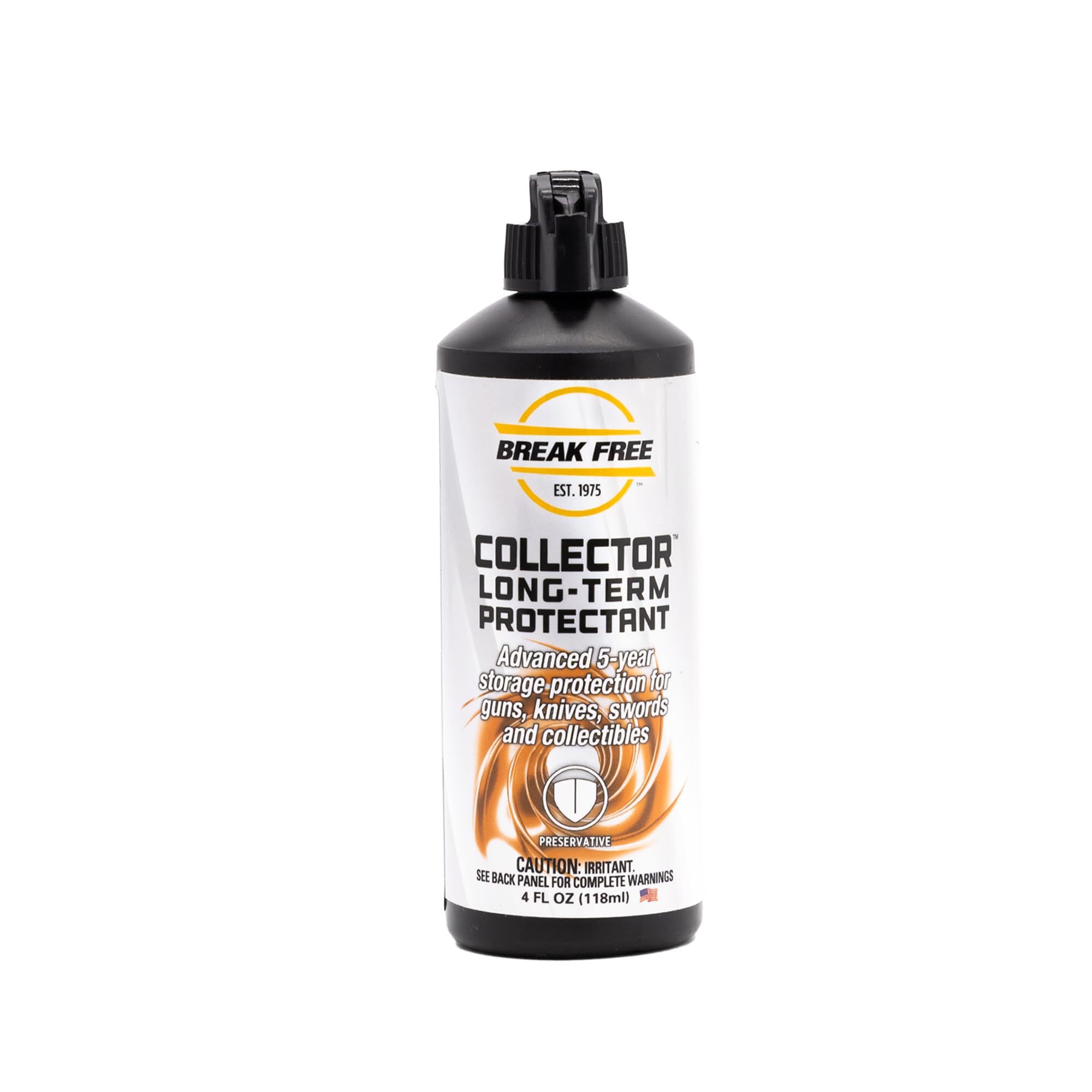 BreakFree Collector Gun Cleaner, Long Term Protectant Oil, Squeeze Bottle, Synthetic Oil, 4 Fluid Ounces