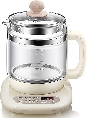 Electric kettle 1.5L capacity glass health pot Multifunctional flower teapot Automatic electric stew bird's nest pot electric kettle