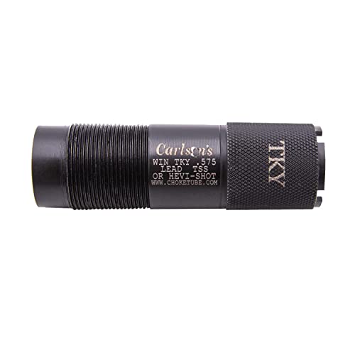 Carlsons Choke Tubes 20 Gauge 17-4 Heat-Treated Black Stainless Steel Extended Turkey Choke Tube for Winchester - Browning Inv - Moss 500 Guns | Made in USA