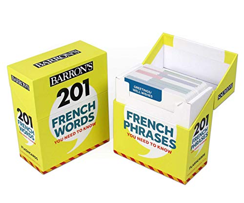 French Words and Phrases You Need to Know Flashcard Set (Barron's Foreign Language Guides) (French Edition)