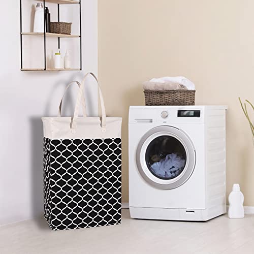 Taprion 75L Laundry Basket, Large Capacity Collapsible Dirty Cloth Hampers Foldable & Waterproof Clothes Hamper for Bedroom, Living Room, Laundry Room