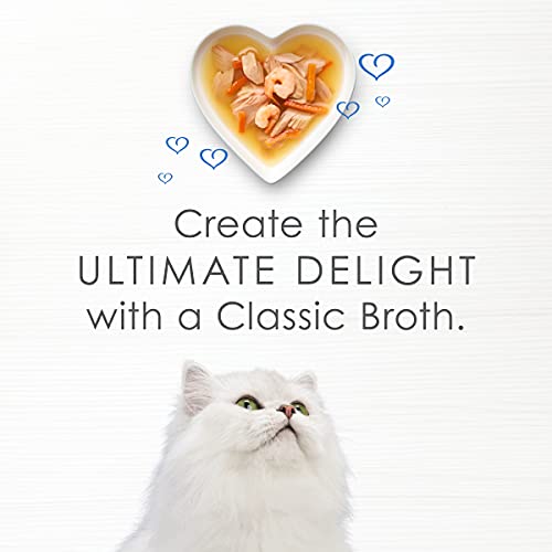 Purina Fancy Feast Limited Ingredient Wet Cat Food Complement Variety Pack, Broths Classic Collection (12) 1.4 oz. Pouches