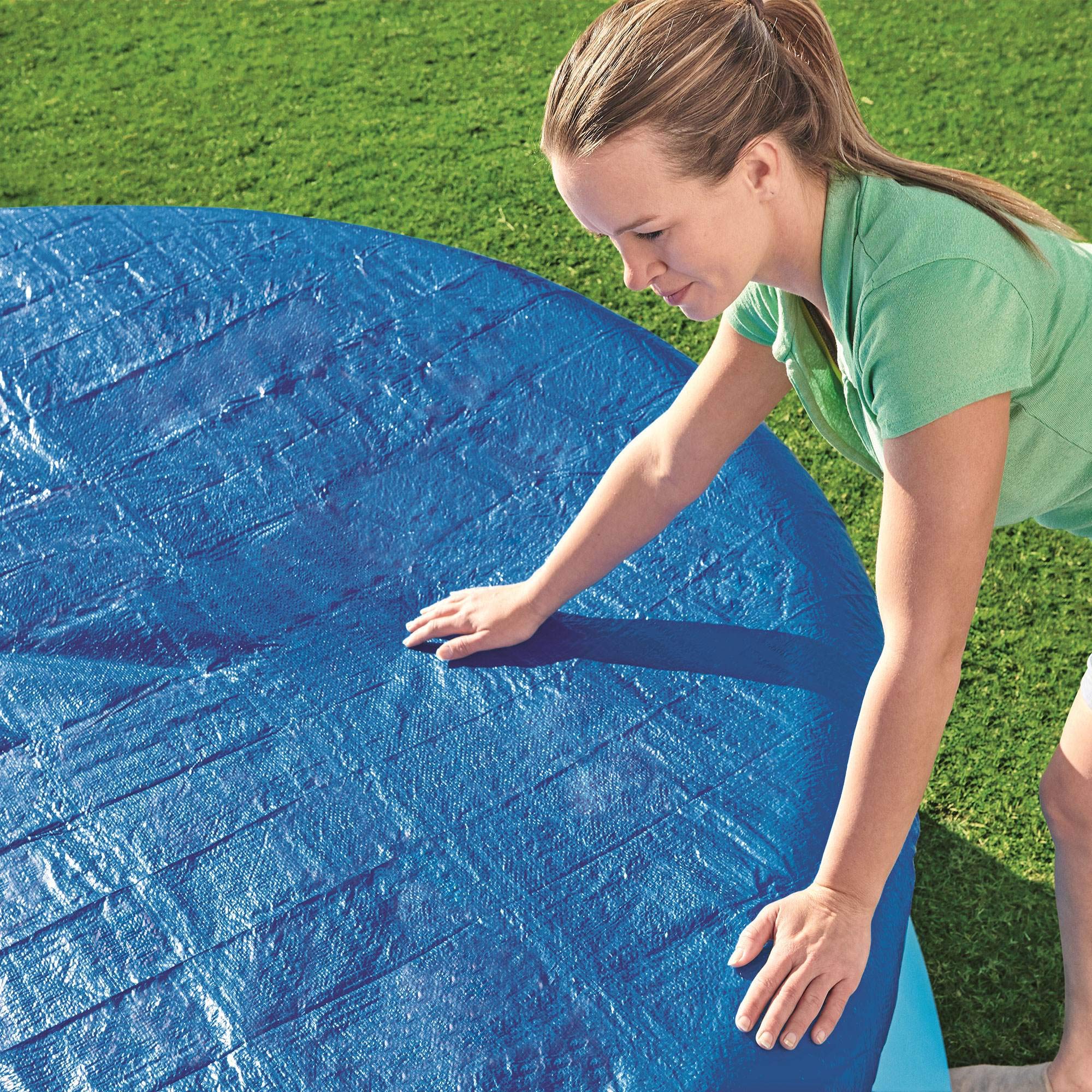 Bestway 58033 Fast Set Pool Cover, 10-Feet