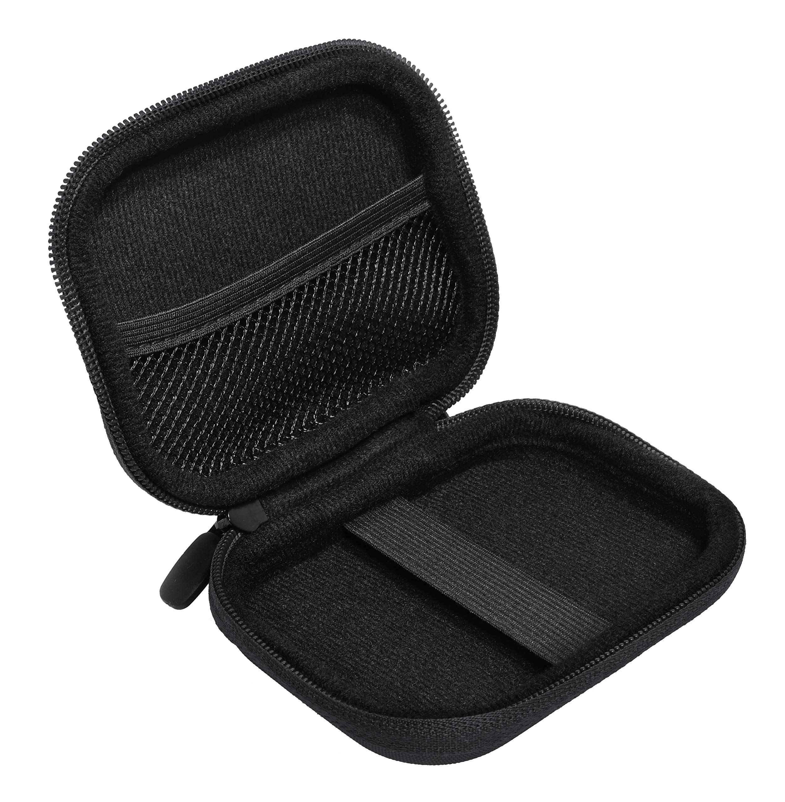 CaseSack Carrying case for Livenpace Personal Bluetooth Heart Health Tracker, Strong Compact Light Weight case with mesh Pocket for Pills and Other Essential