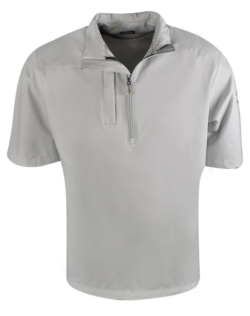 Callaway Golf- Half Sleeved Stretch Windshirt, Caviar, Medium