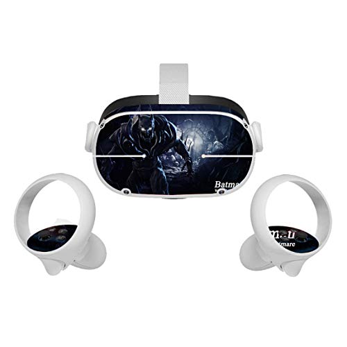Dark Knight Movie Stickers Skin for Oculus Quest 2,VR Headsets and Controllers Sticker Protective Decal Accessories