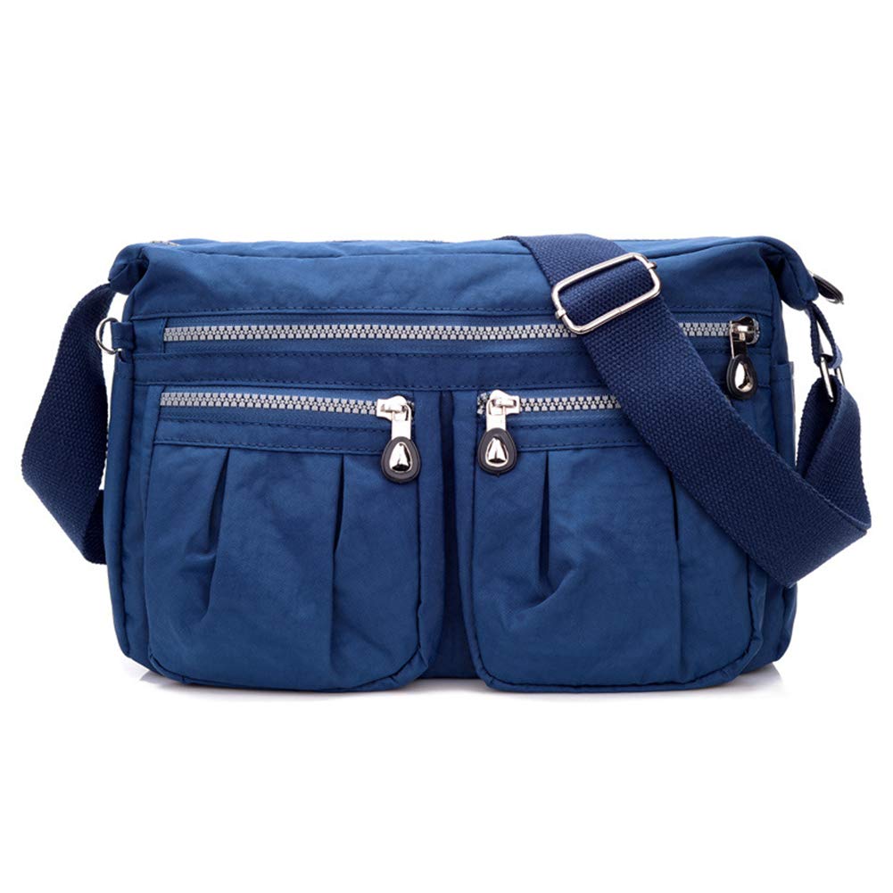 MINTEGRA Crossbody Shoulder Bag for Women, Nylon Waterproof Messenger Bag Lightweight Travel Work Bag Purse