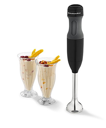 KitchenAid KHB2351OB 3-Speed Hand Blender - Onyx Black (Renewed)