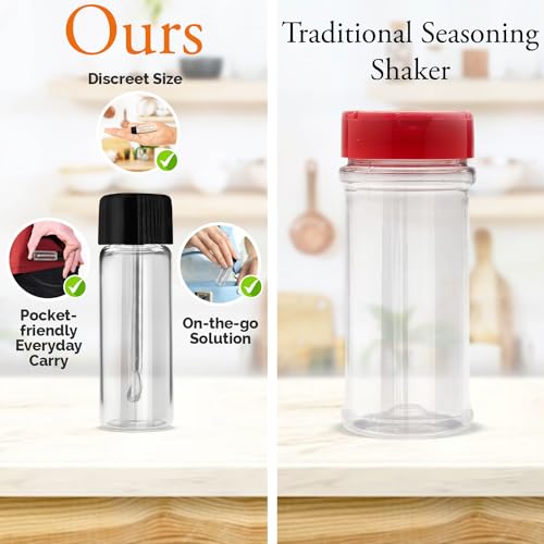 HumanFriendly Plastic Leak-Proof Portable Pepper Shaker - Yellow