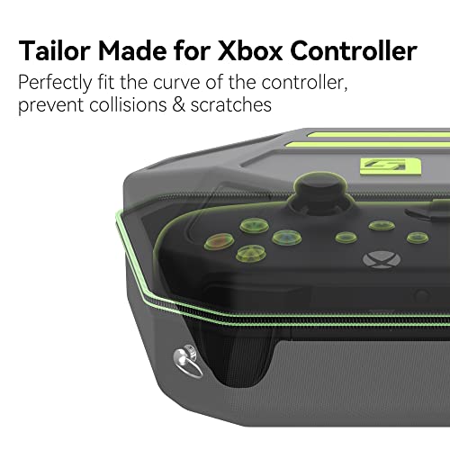 GeekShare Cute Gaming Controller Case-Controller Holder Hard Shell Travel Carrying Case for Xbox one,Xbox Series X|S,Xbox Elite Wireless Controller and Other Accessories (Black)
