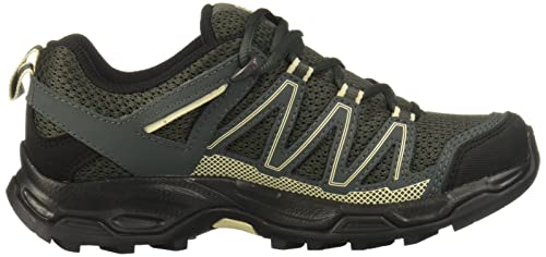 Salomon Pathfinder Hiking Shoes for Women, Shadow/Urban Chic/Bleached Sand, 5