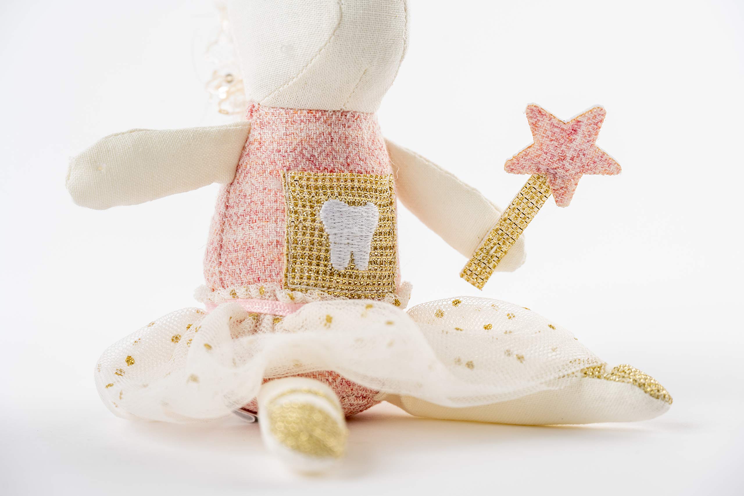 Mud Pie Unicorn Tooth Fairy Pink One Size