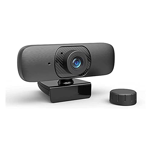 Computer Full HD Webcam, Streaming Autofocus Webcams with Privacy Cover and Flexible Rotatable Clip Webcam for Recording, Calling, Works with Laptop