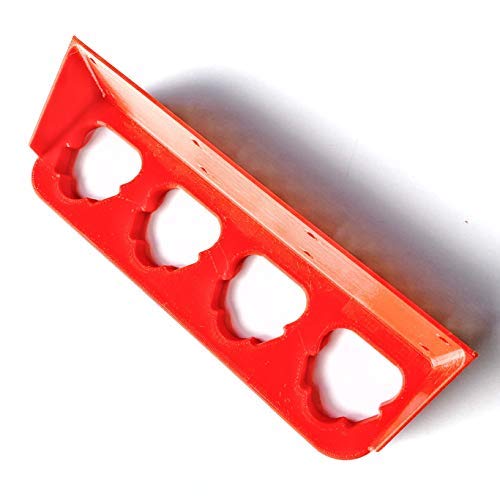 Milwaukee Makita Bosch 12V Battery Holder Mount Wall Rack 4 slot M12 BAT414 BL1014 USA PN M12x4Rack