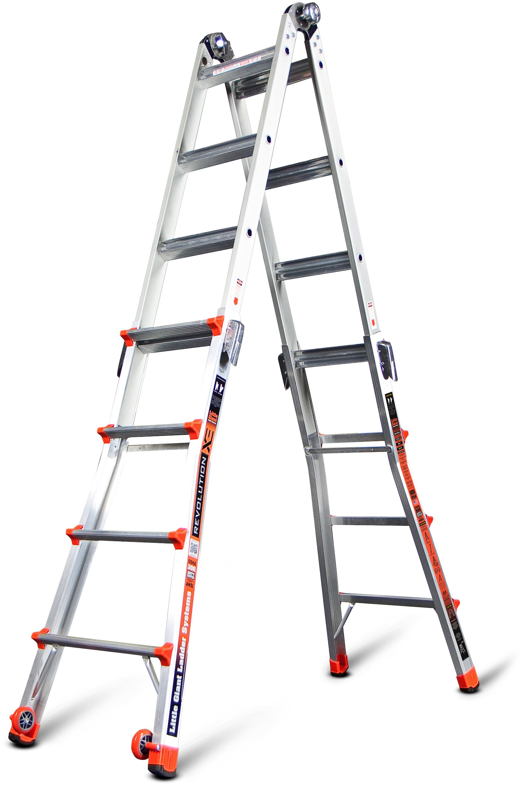 Little Giant Ladders 12017EN Revolution M17 Set, Silver, 4 x 4 ft