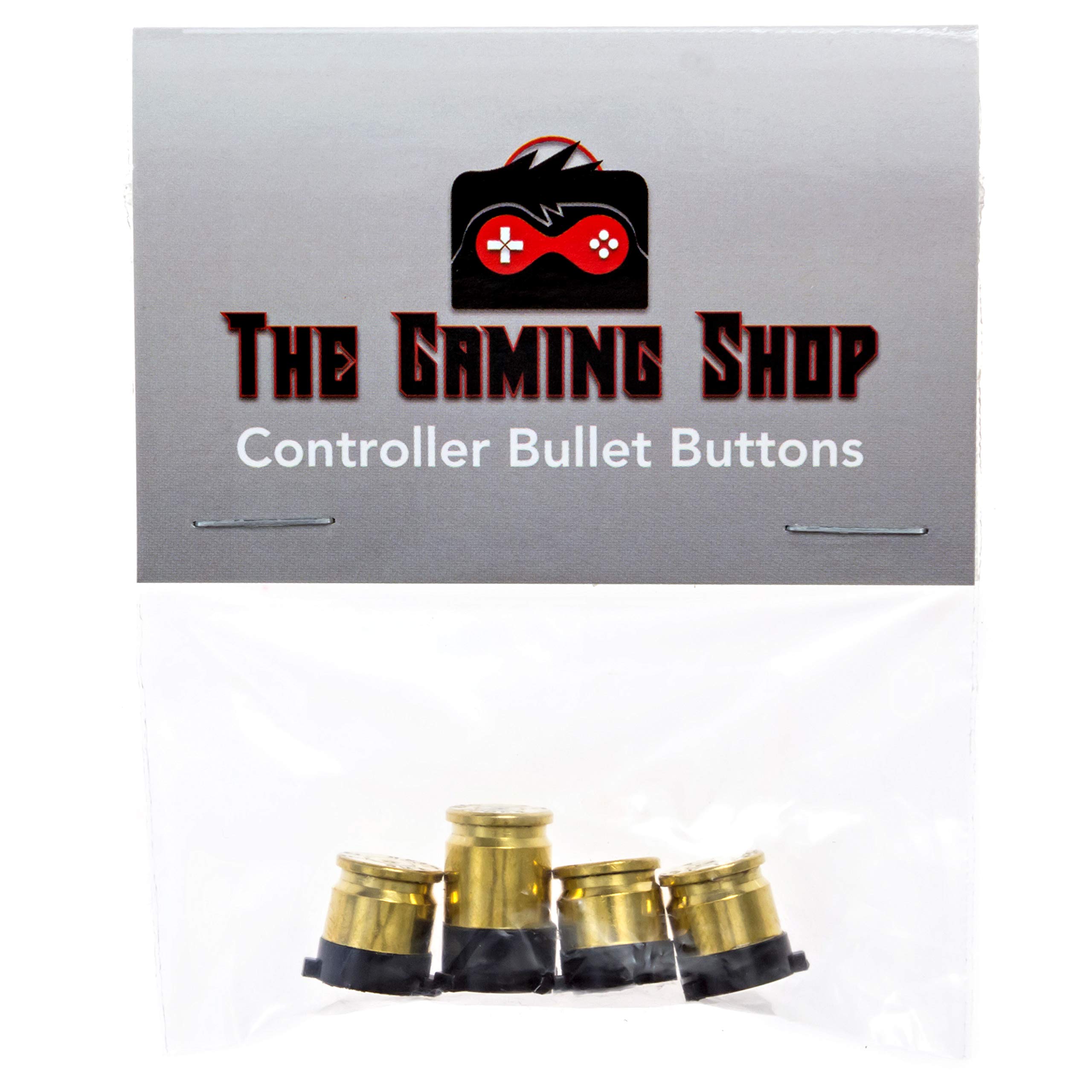 Controller Bullet Buttons for Xbox One Series X S - Made Using Real 9MM Spent Bullet Casings - Brass Casing Nickel Primer