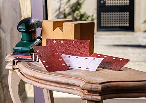 Bosch 25 Sanding Sheet Set for Orbital Sanders, 40-120 Grit, 93x185mm