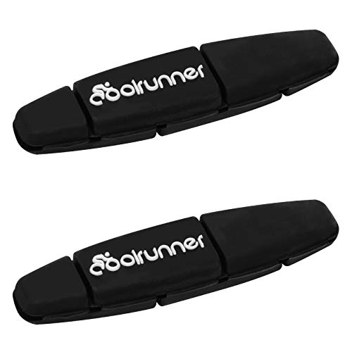 Coolrunner Tennis Dampener, 2 pcs Tennis Vibration Dampeners Black Tennis Racket Dampeners, Tennis String Shock Absorbers Soft and Durable