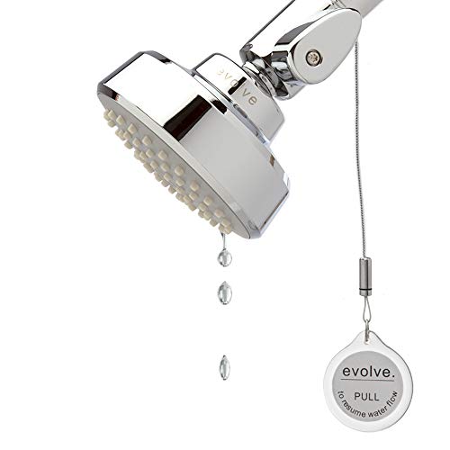 Evolve Multifunction Shower Head + ShowerStart TSV β Water and Energy Savings Without Sacrifice, Model: EV3021-CP150-SB