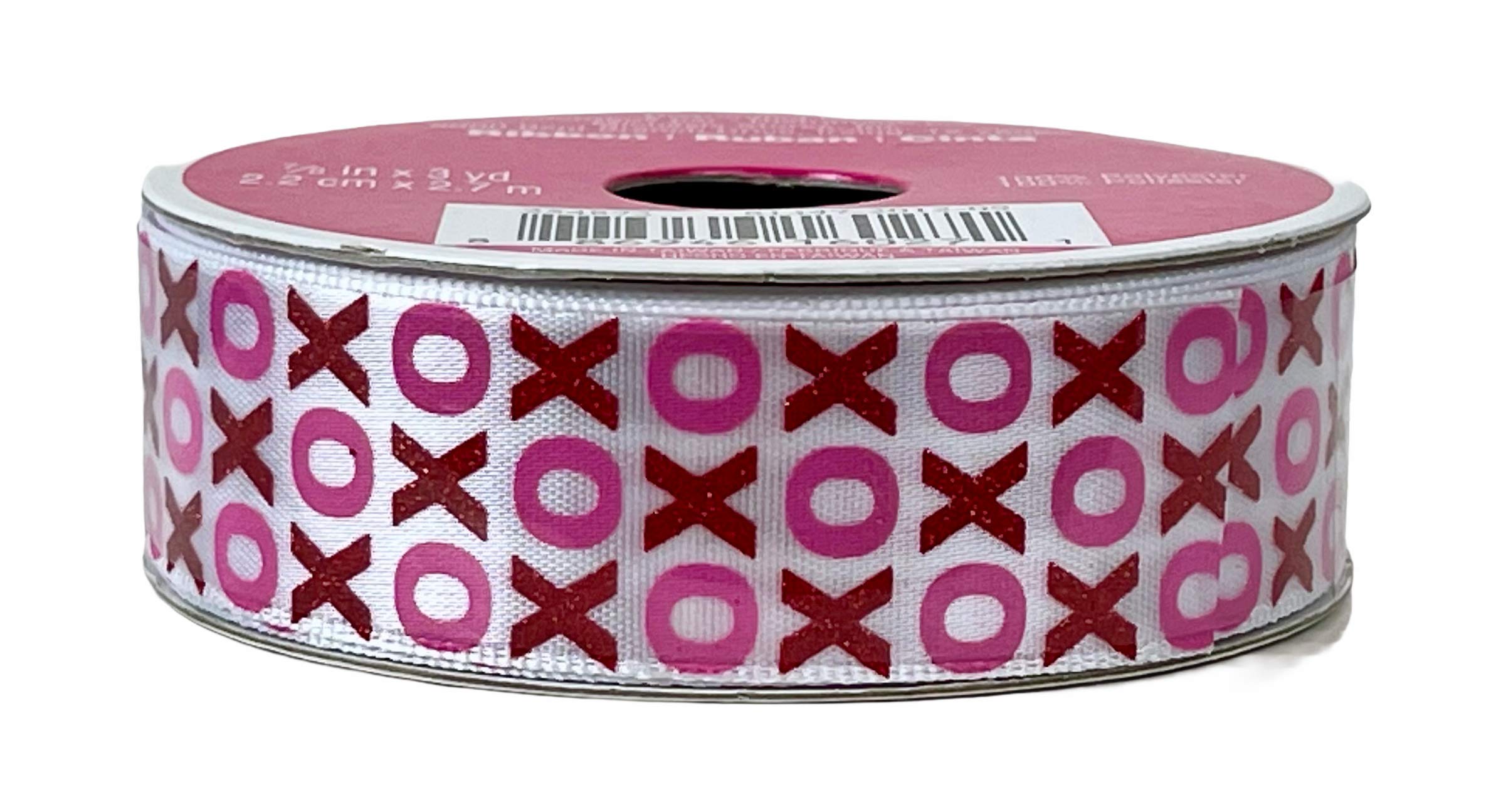 Celebrate It Valentine's Day Ribbon (Pack of 8, Assorted: 7/8" Wide & 1 1/2" Wide)