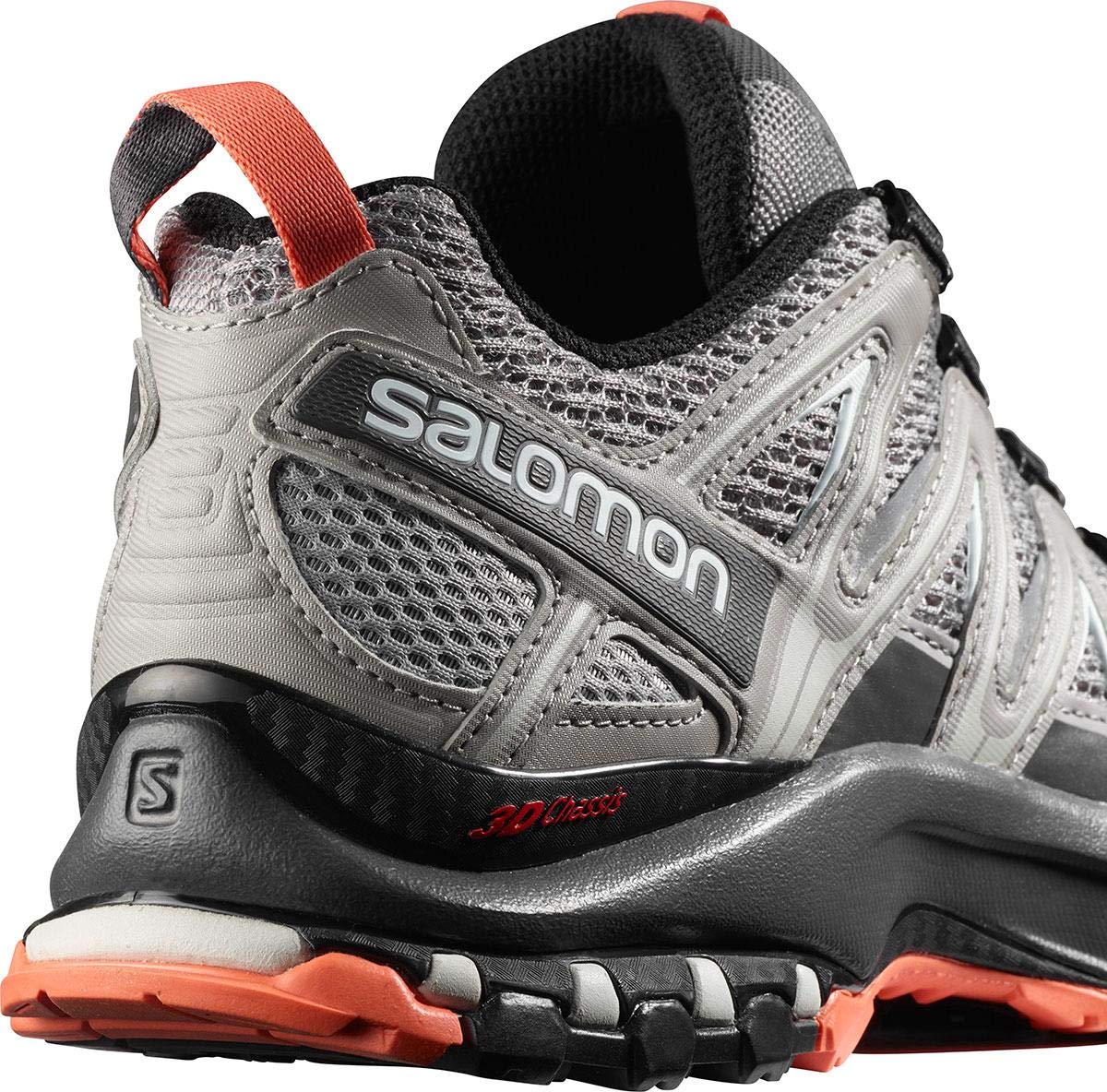 Salomon Women's XA PRO 3D Trail Running Shoe, Alloy/Magnet/Camellia, 10.5