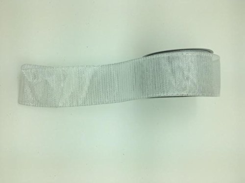 Celebrate IT- Ribbon -Silver see-thru ribbon 2.5 in x 25 ft