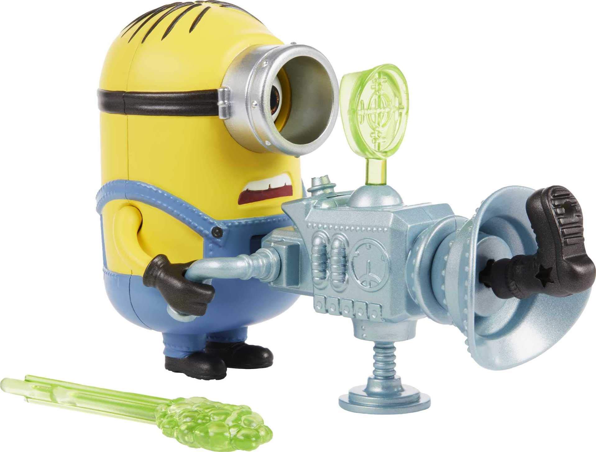 Minions Loud N’ Rowdy Stuart Talking Action Figure with Fart Cannon Toy, Kids Gift Ages 4 Years & Older