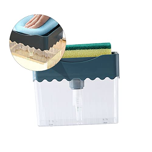 BETOOKY 1pc Presser Foaming Dispenser Sink Sponge Kitchen Sink Kitchen Sink Dispenser Sink Pump 2 in 1 Kitchen Sponge Holder Hand Wash Dispenser Abs Handwashing Fluid Soap