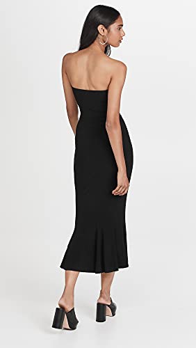 Norma Kamali Women's Strapless Fishtail Dress, Black, S